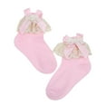 DHFJKG Girls Lolita Crew Socks Children's Mid Tube Socks With Lace And ...