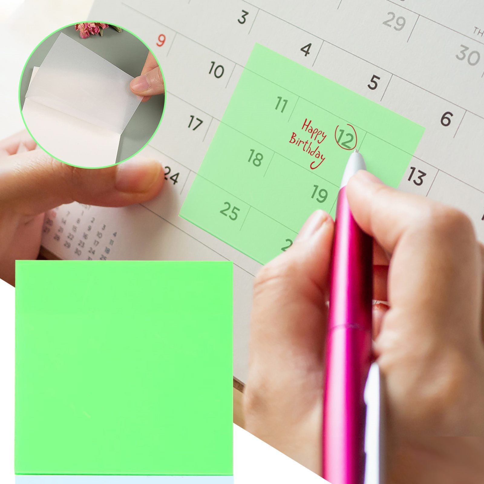 Transparent Sticky Notes Coloured Sticky Notes 75x75mm 3in X 3in Waterp Transparent Sticky Notes Coloured Sticky Notes 75x75mm 3in X 3in Waterp