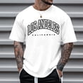 Aihuaihua Mens Athletic Shirt Casual Fashion Short Sleeve Crewneck ...