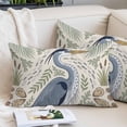 Cartoon Egret Throw Pillow Cover 24 x 36 Inch Decorative Pillow Cover ...