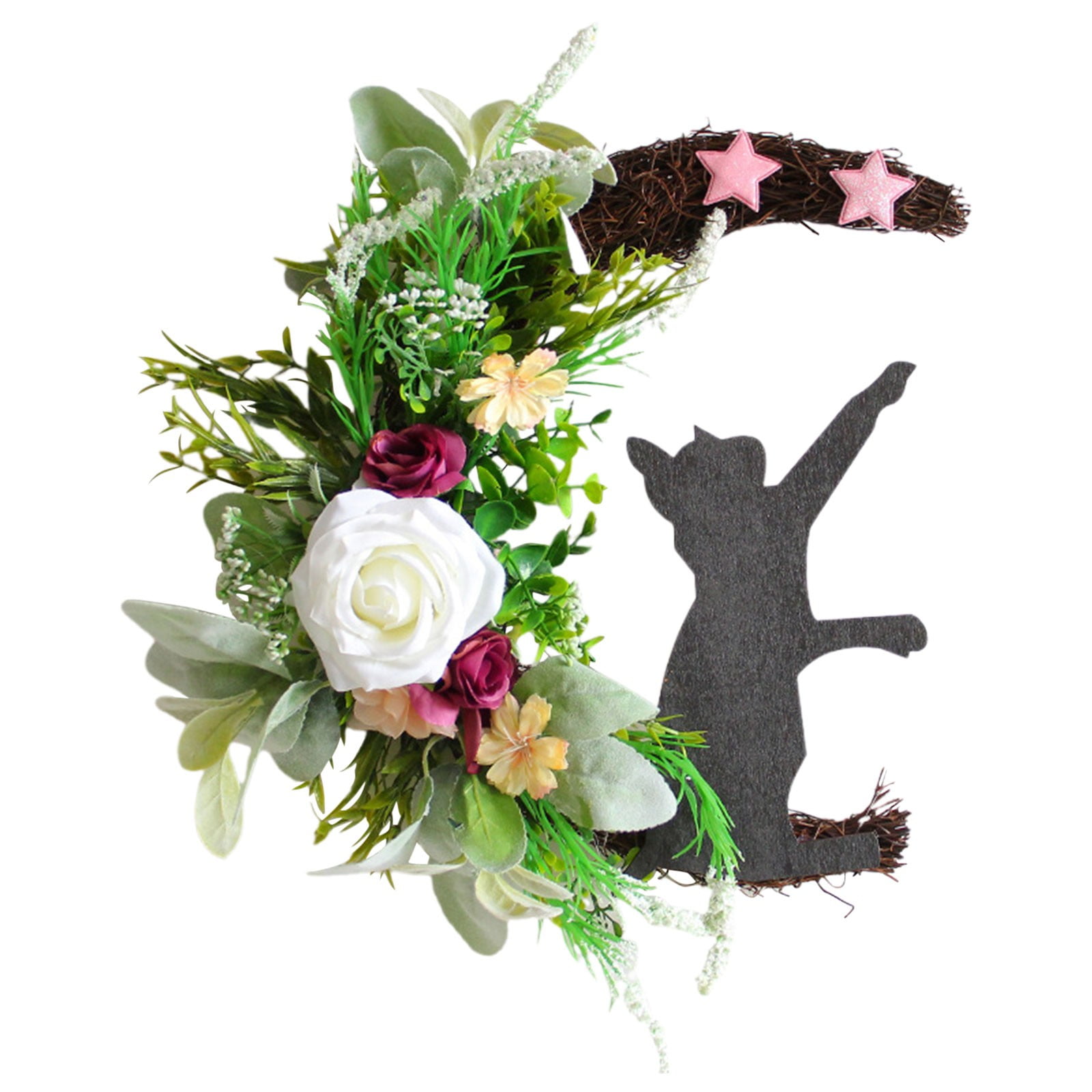 Click here for Modish Nest Moon Wreaths For Front Door Moon Wreat... prices