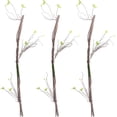 3 PCS Artificial Bendable Tree Branches, Realistic Faux Dried Branch ...