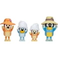 Beach Dad, Mum, Bluey & Bingo Mini Figure 4-Pack (Family Trip ...