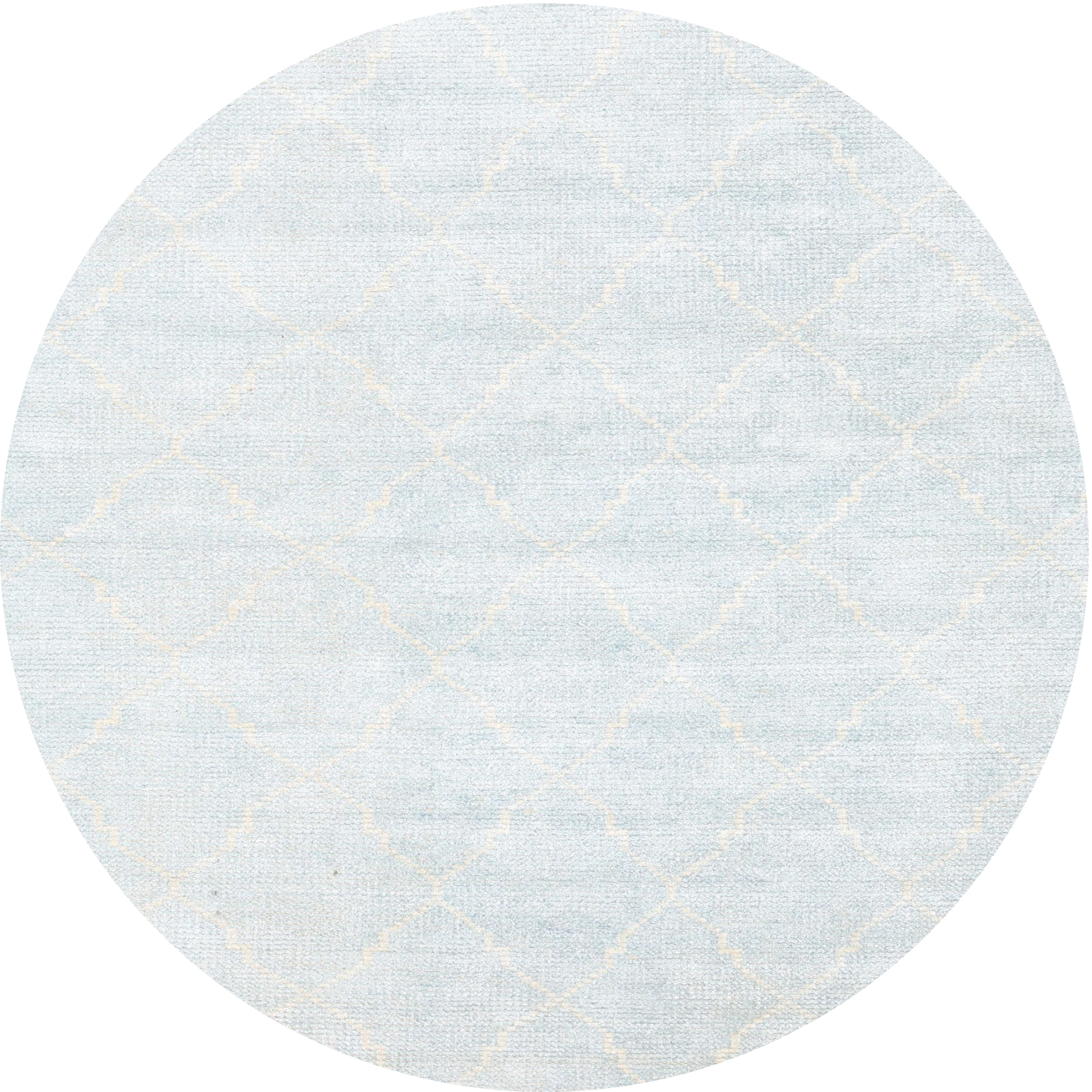 Ahgly Company Indoor Round Contemporary Water Blue Abstract Area Rugs ...