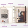 A5 Binder 6 Ring Notebook with Dividers Refillable Planner Binder with ...