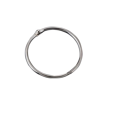 ShenMo Book Rings,Curtain Ring,40 Pieces Hinged Metal Binder Rings for ...