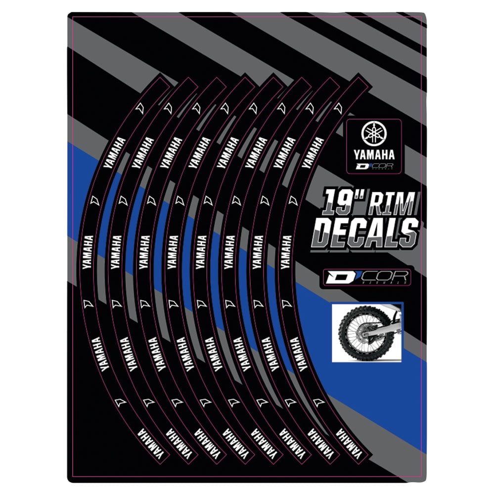 D’Cor Visuals Rim Decals 19" Rear Yamaha - Walmart.com