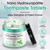 150 Spearmint Tablets Chewable Toothpaste Tablets, Fluoride Free & Eco ...
