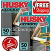 Husky Trash Kit 18 Gal Expandable Drawstring White Compactor Bag 50 ...