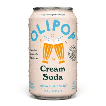 OLIPOP Healthy Prebiotic Soda, Strawberry Vanilla Flavor, Digestive Health Benefits, Diet ...