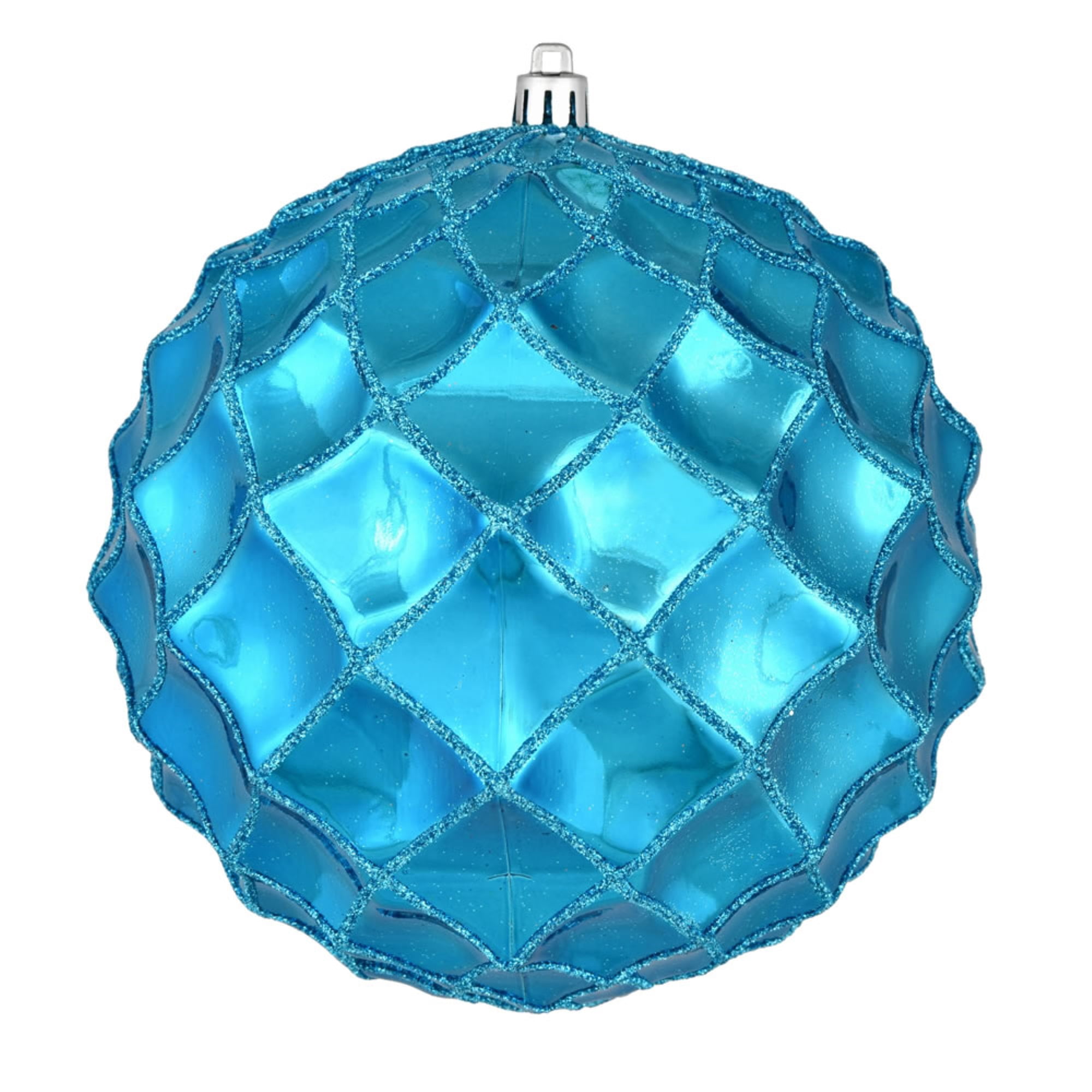 4" Turquoise Shiny Form Ball 6/Bag - Walmart.com
