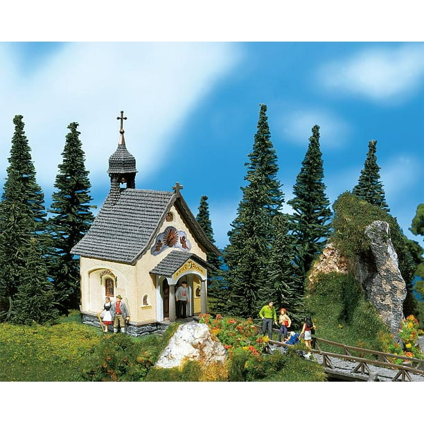 Faller HO Scale Building/Structure Kit St. Bernhard Chapel/Rural Church ...