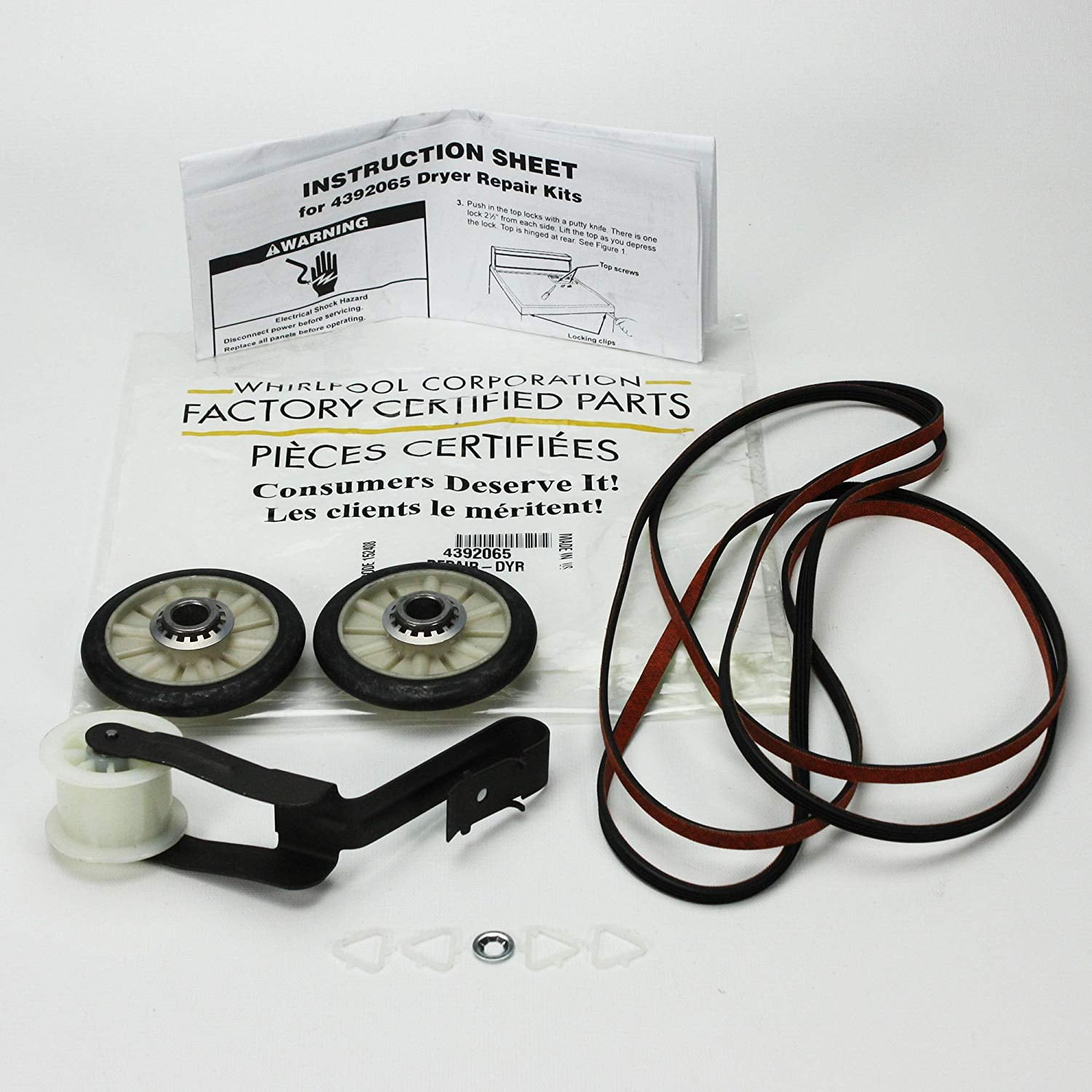 Whirlpool WP691366 Idler Pulley Assembly for Dryers - Walmart.com