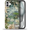 Case for iPhone 16,Aesthetic Frog Pond Splice Exquisitely Pattern ...