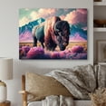 Designart Buffalo With Landscape Canvas Wall Art - Walmart.com