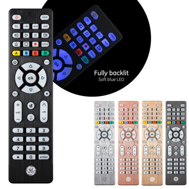 GE 8-Device Universal Remote, Black, 34929 - Walmart.com
