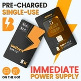 BATTARIX SOS Charge Card - Ultra-Thin Credit Card Sized Portable ...