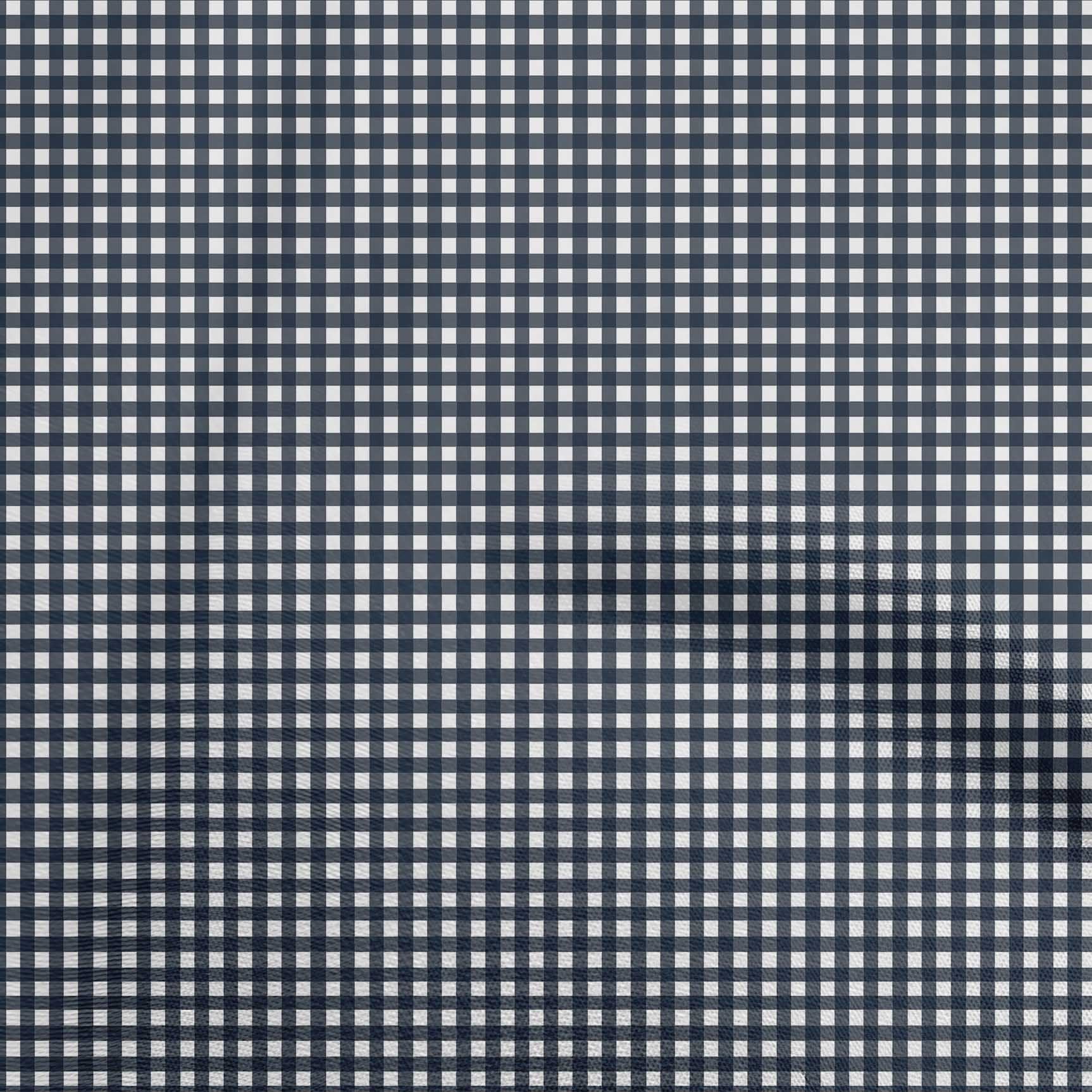 oneOone Silk Tabby Blue Fabric Check Diy Clothing Quilting Fabric Print ...