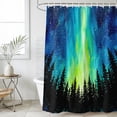 60x72 Inch Shower Curtains for Bathroom, North Lights Fabric Bath ...