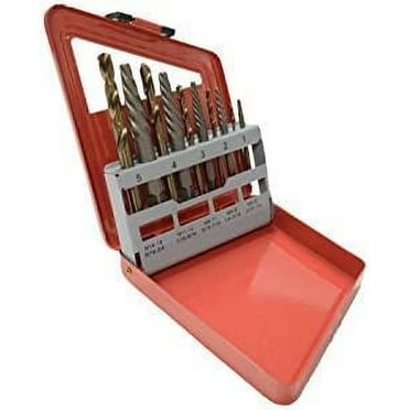 12 Piece Easy Out Small to Large Screw Extractor Kit Set Easy Out Screw ...