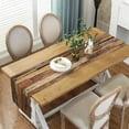 Rustic Table Runner, Old Brown Wooden Boards Table Runners for Dining ...