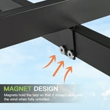 Aoxun 12x14 Outdoor Pergola, Patio Aluminum Pergola with Upgraded ...