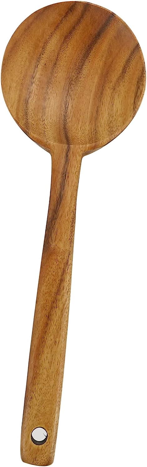 Teak Cooking Spatula Silverware Spoons Icing Kit Dough Scrapper Cooking ...