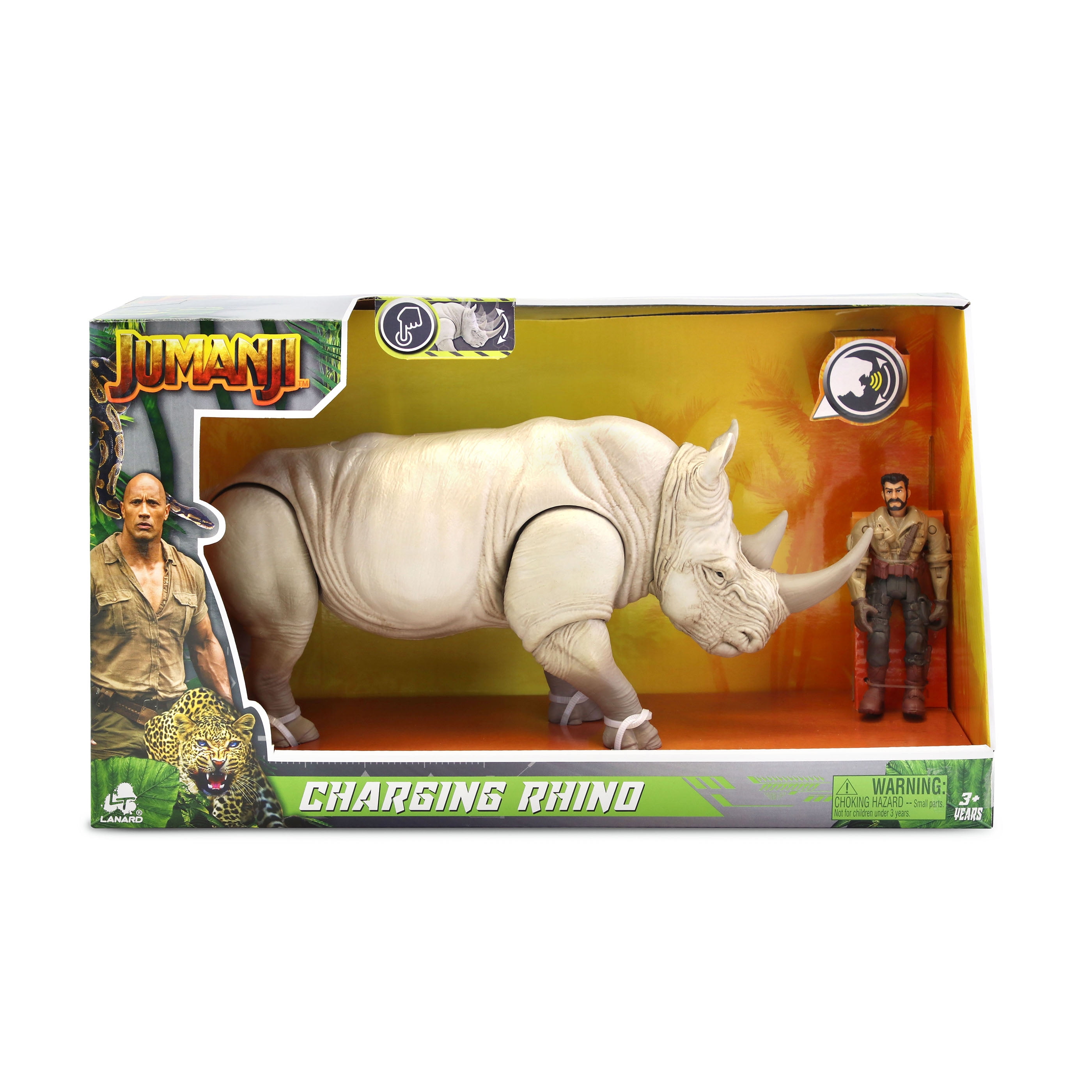 Charging Rhino Coloring Page