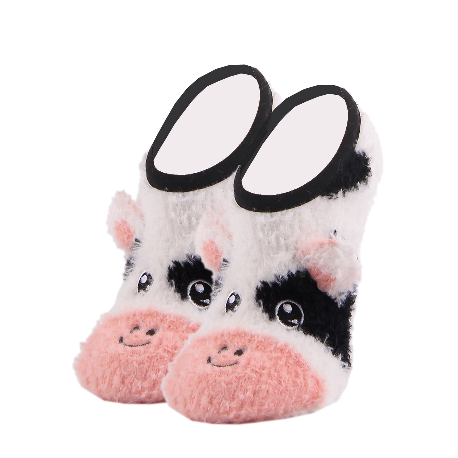 OoohGeez Women's House Sherpa Cute Animal Slipper,Fluffy Fuzzy Grippers ...