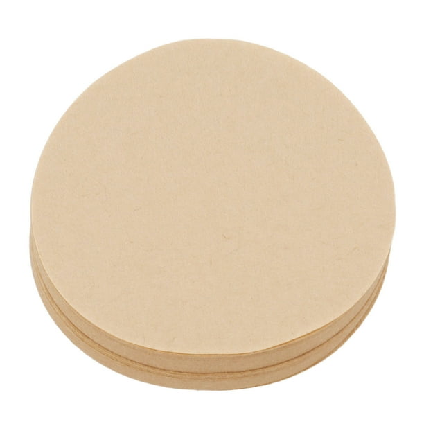 Unbleached Coffee Filter Paper,100Pcs 64mm Round Coffee Natural Coffee ...