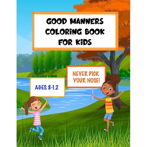 Good Manners Coloring Pages For Kids