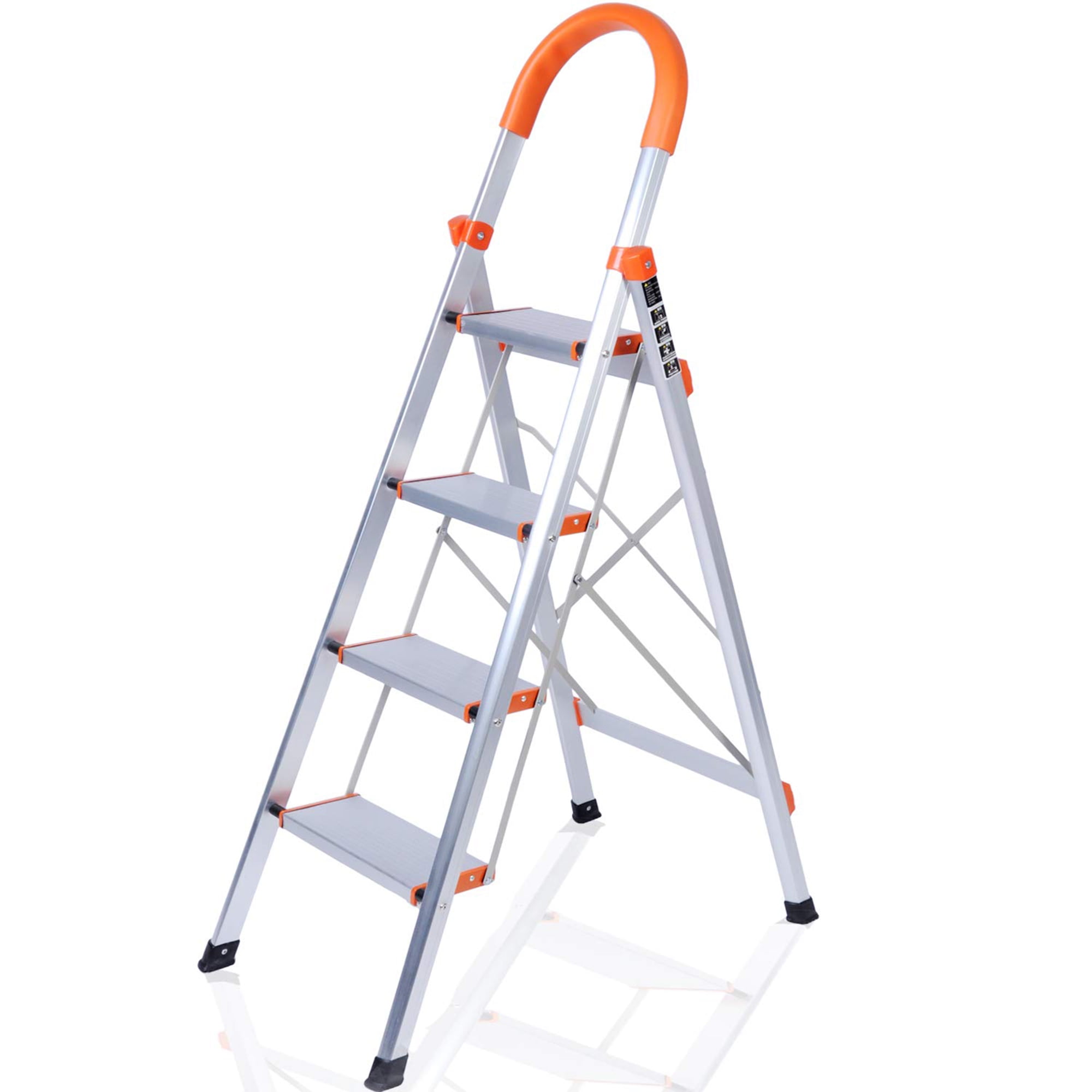 Buy KARMAS PRODUCT Folding 4 Step Ladder with Handle Portable 4 Step ... Buy KARMAS PRODUCT Folding 4 Step Ladder with Handle Portable 4 Step ...