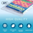 GPI 14” x 20” Reclosable Ziplock Bag 2 Mil Jumbo Clear Zipper Bags for ...