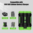 2-Pack 3.0Ah 56 Volt Lithium ion Battery Replacement EGO 56V Battery ... 2-Pack 3.0Ah 56 Volt Lithium ion Battery Replacement EGO 56V Battery ...