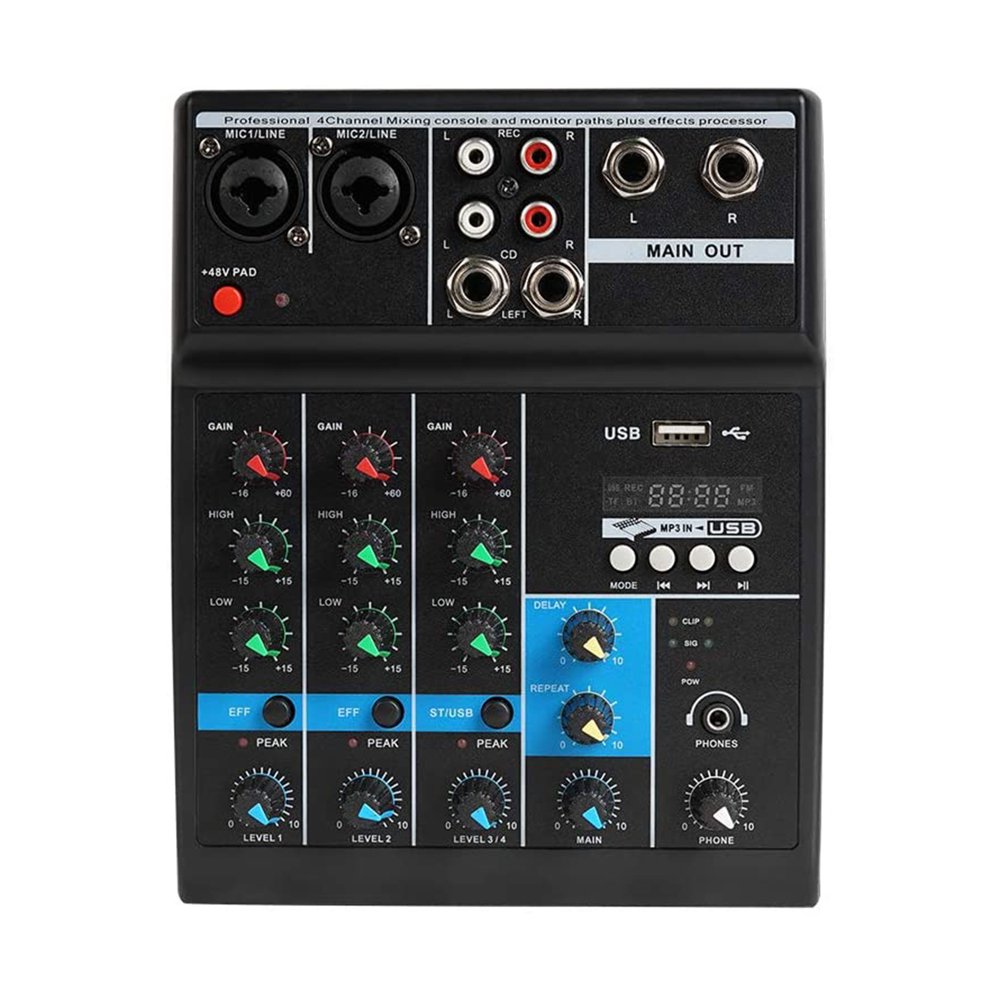 Sound Mixing Console Portable Compact Bluetooth Mixer Equipment ...
