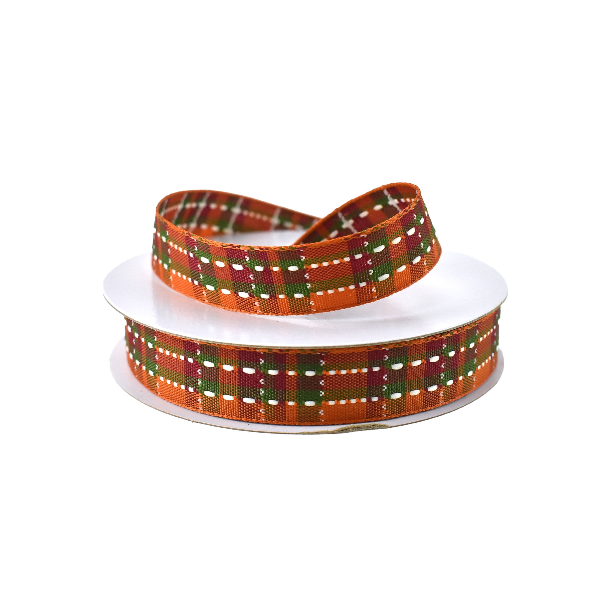 Cider Fall Plaid Wired Ribbon, 5/8-Inch, 10-Yard - Walmart.com
