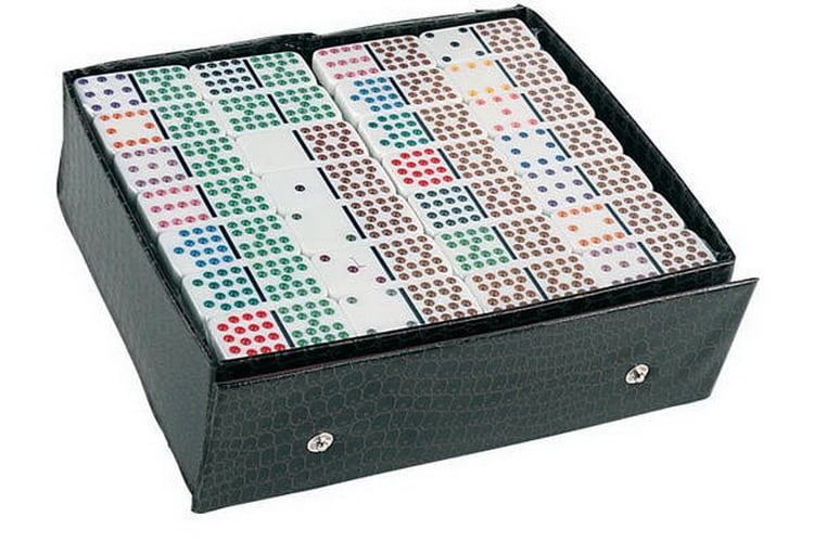 CHH 2527 Double 18 Color Dot Dominoes - Walmart.com