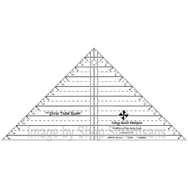 Omnigrid 8" Right Triangle Ruler, Half-Square Triangle Quilter's Ruler ...