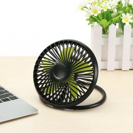 Mini USB Fan Desktop Silent Fan Portable Laptop PC Desk Table Quiet 2 ...