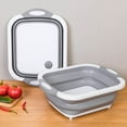 IFCOW Collapsible Cutting Board Kitchen Chopping Board 3 in 1 ...