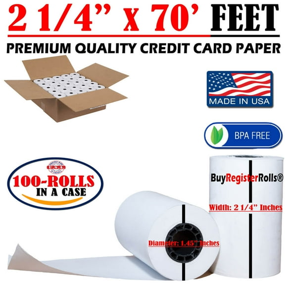 Paper Rolls Credit Card Machines