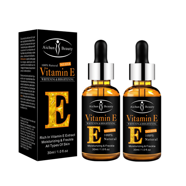 Serum Vitamina E, 2 Piezas. Serum Aichun Beauty Facial Antiarrugas Hidratante con Vitamina E ...