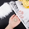 1 Bag 2 Yards Fashion Ostrich Feather Cloth Strand Costume Accessories ...