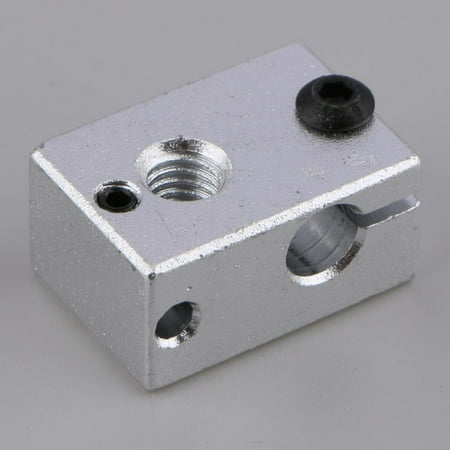 Aluminum Alloy Extruder Heater Heat Heating Block For 3D , M6 Screw ...