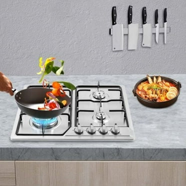 Miumaeov 23'' Kitchen Gas Cooking Cooktop Built-In 4 Sealed Burners ...
