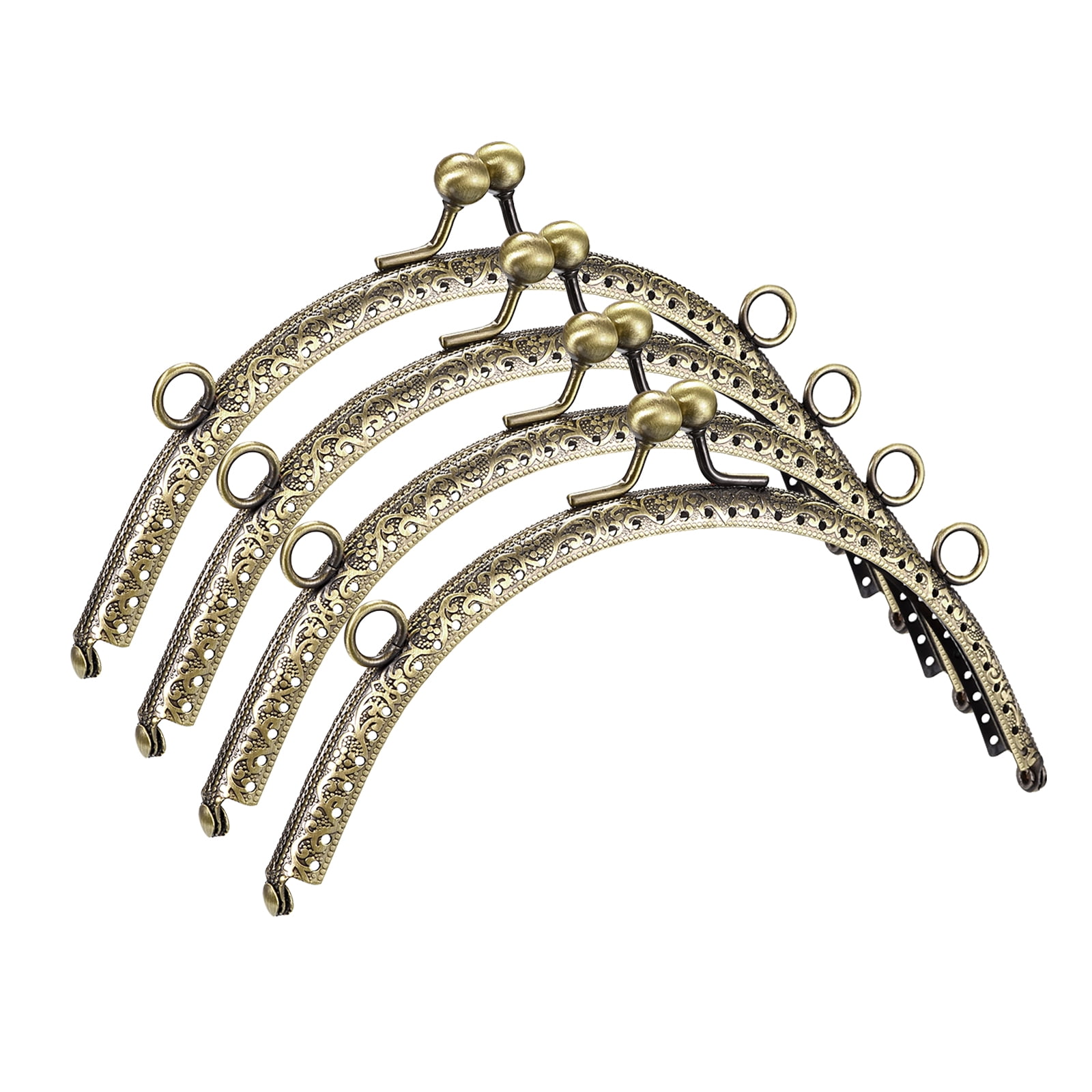 Click here for Unique Bargains Metal Purse Frames  6.1 4pack Kiss... prices