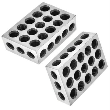 WEN 3 x 2 x 1-Inch Steel-Hardened Precision 123 Blocks, Two Pack ...