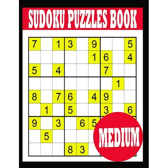 Sudoku Puzzle Book: Medium Sudoku Puzzle Book including Instructions ...