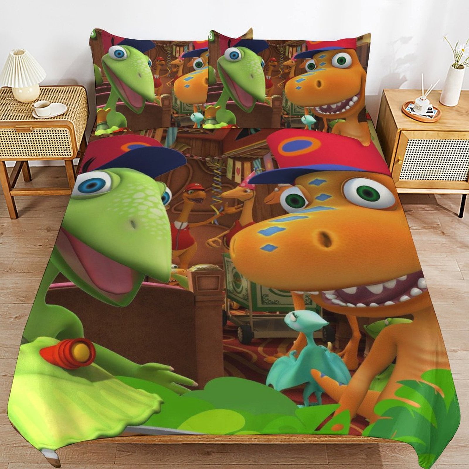 Dinosaur Train Soft Surface Comfort Construction Easy Clean Bedding ...