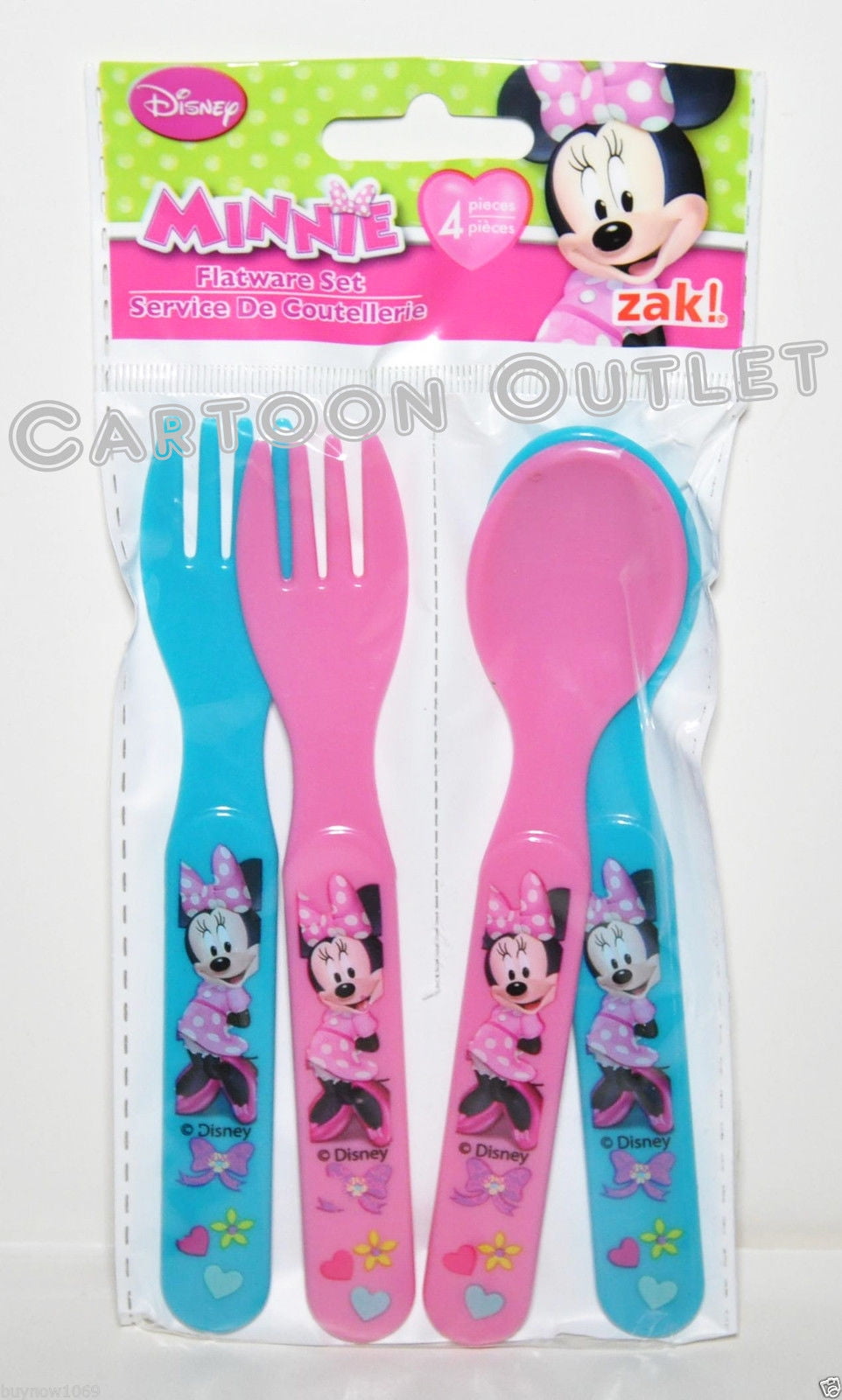 MINNIE MOUSE 4 PC FLATWARE SET - Walmart.com